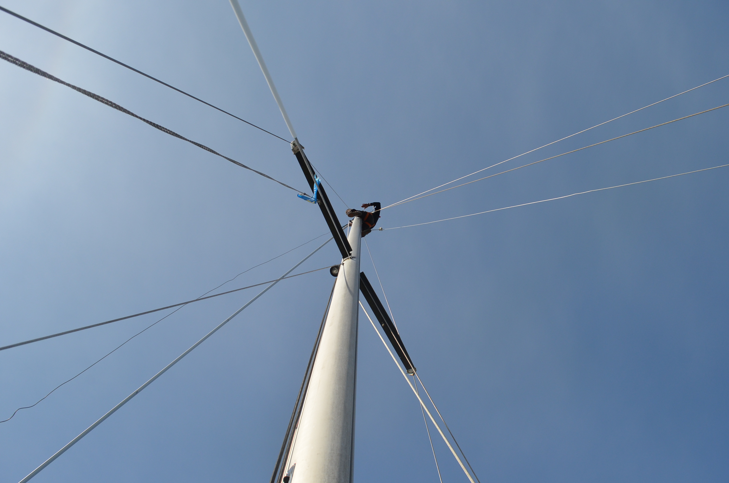 Mast steps | Installation – Sailing No Worries Moody
