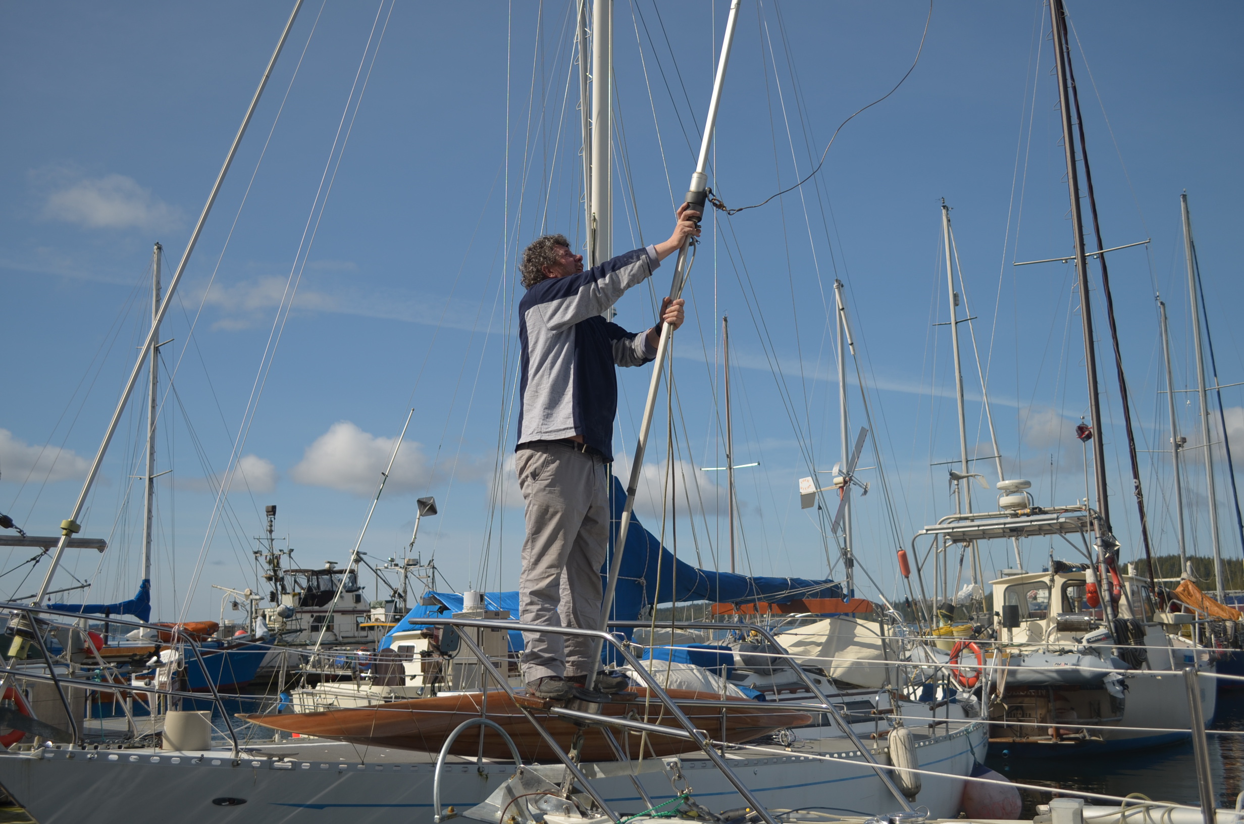 Mast steps | Installation – Sailing No Worries Moody